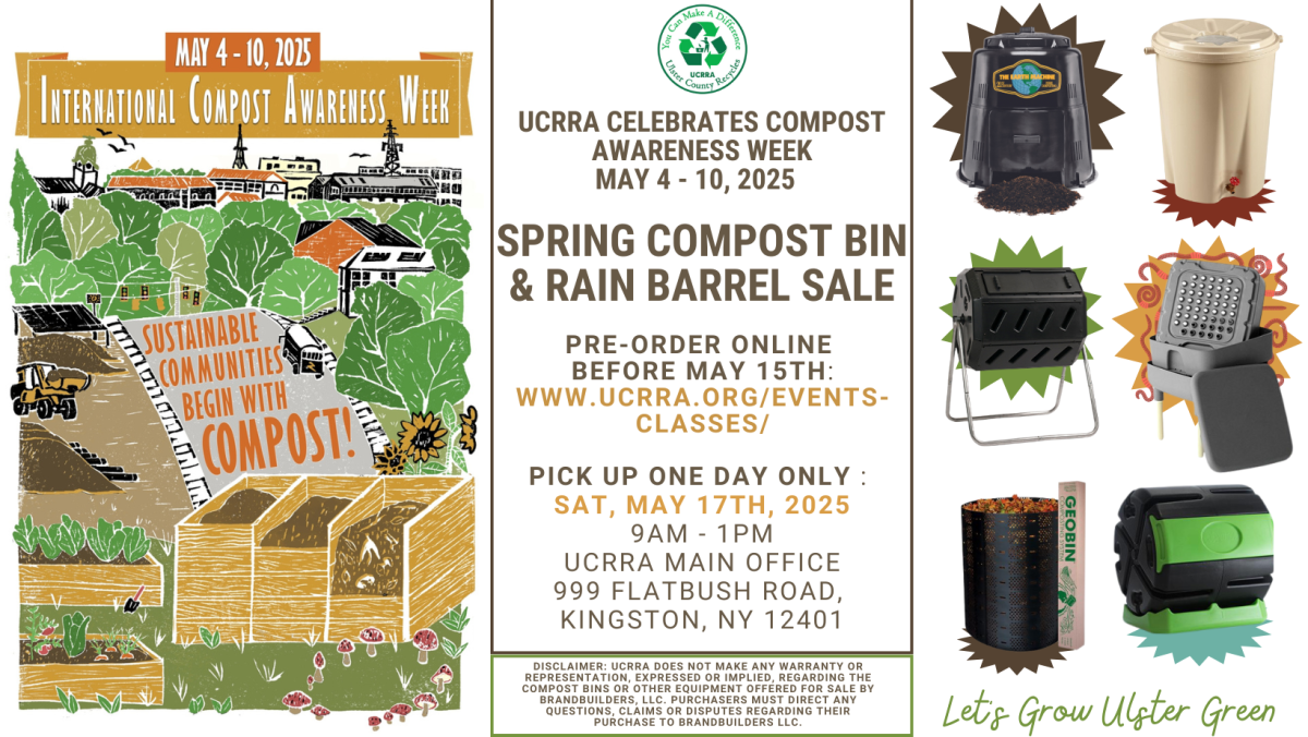 Spring Compost Bin & Rain Barrel *Pre-Order Sale* - UCRRA